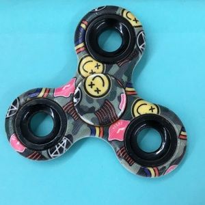 Toys | Fidget Spinner Smiley Face Lips Star And Rainbow | Poshmark